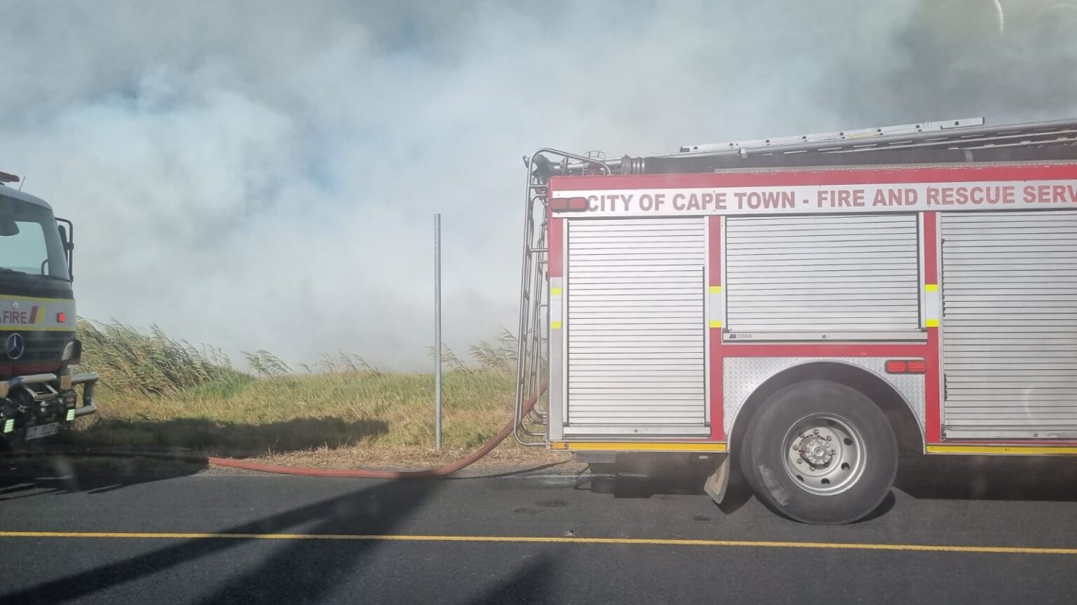 The City’s Fire and Rescue Service crews are on site attending to ...